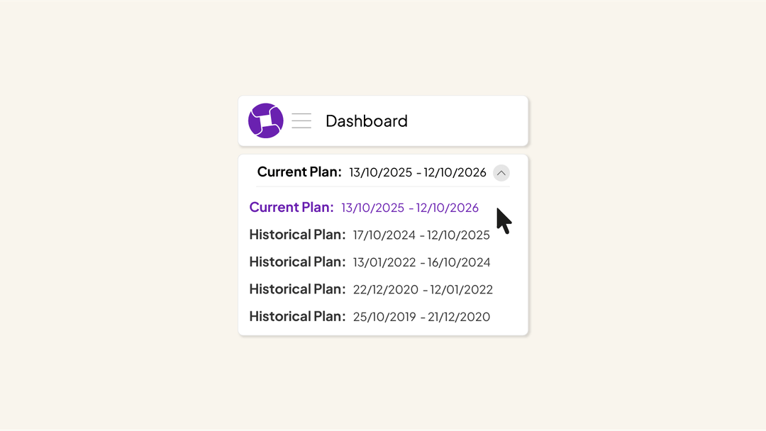 Introducing ‘Plan History’